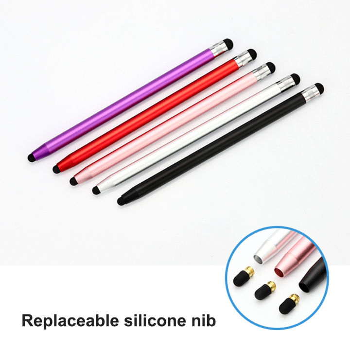 Touch Screen Pen Touch Screen Capacitive Stylus Pen 2 In 1 Rubber Tips ...