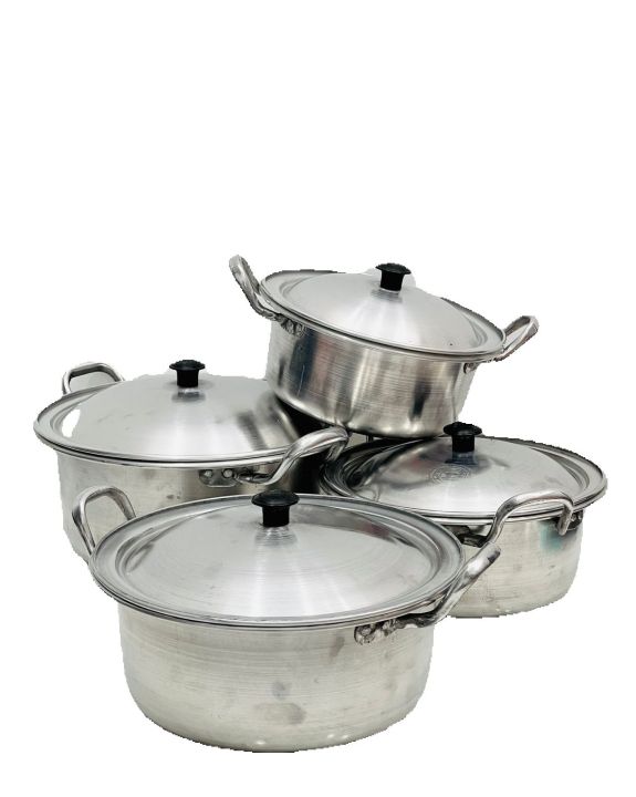 4pcs or 1pcs Aluminum Pots With Hendle /High Quality Pot With Lid Set ...