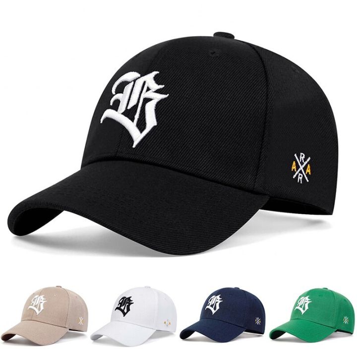 Unisex Gothic Letter Geometric Embroidery Baseball Caps Spring and ...
