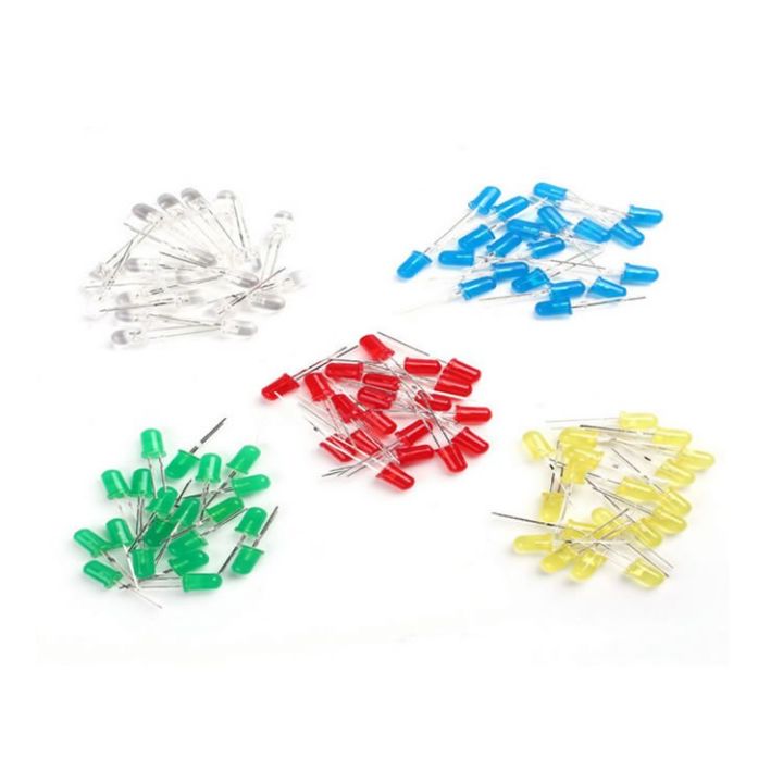 【VA VA VOOM】100Pcs/pack LED Diode Light Assorted DIY LEDs Set White ...
