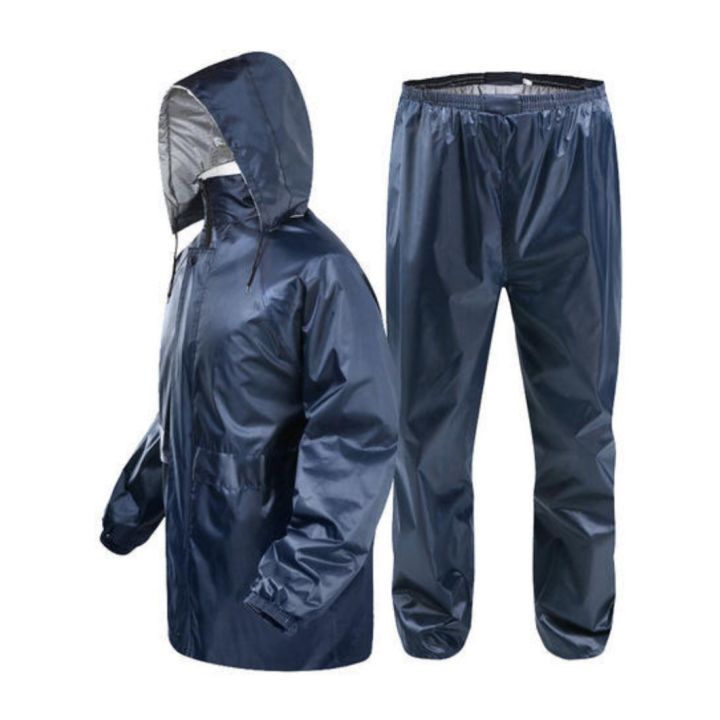 Premium Lightweight Waterproof Long Raincoat/Rain Suits with Pants/Rain ...