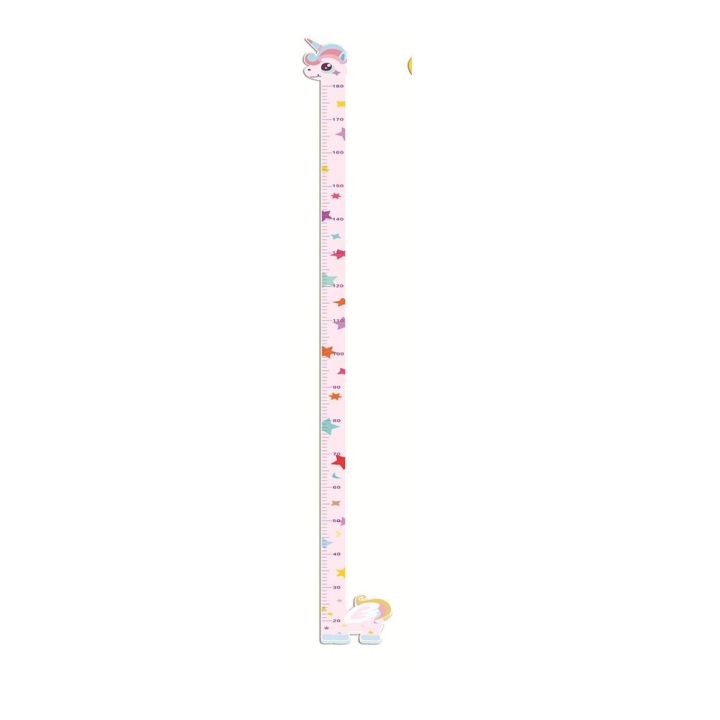 Growth Chart Unicorn Dinosaur Giraffe Height Sticker Waterproof Cartoon ...