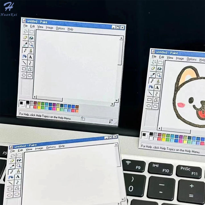 Huankai 50Sheets Vintage Computer Drawing Board Notepad Retro Style ...