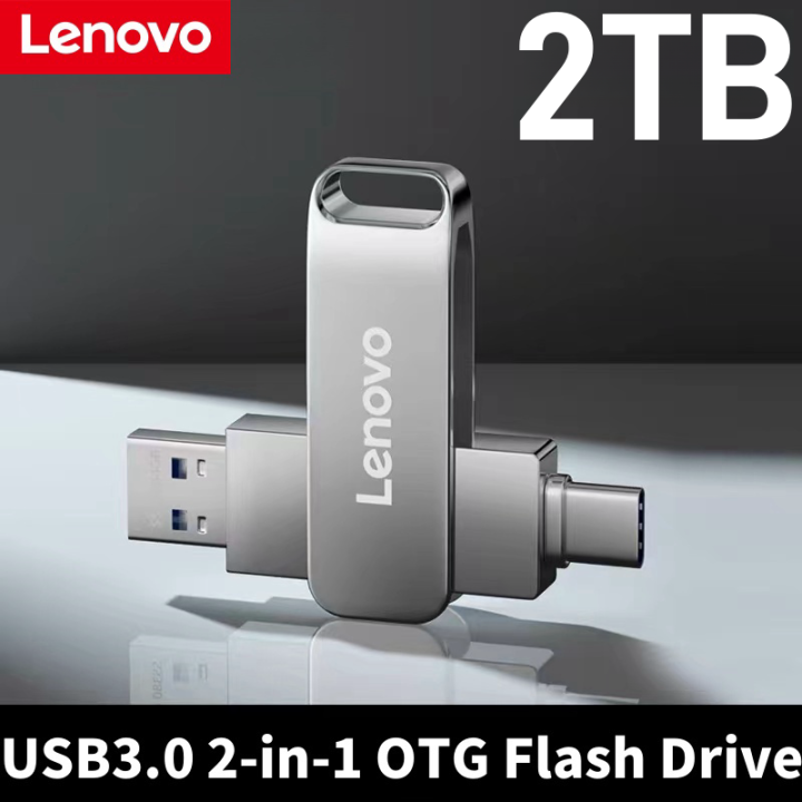 Lenovo Mini USB Flash Drive 2TB High Speed 1TB Pen Drive 128GB 256GB ...