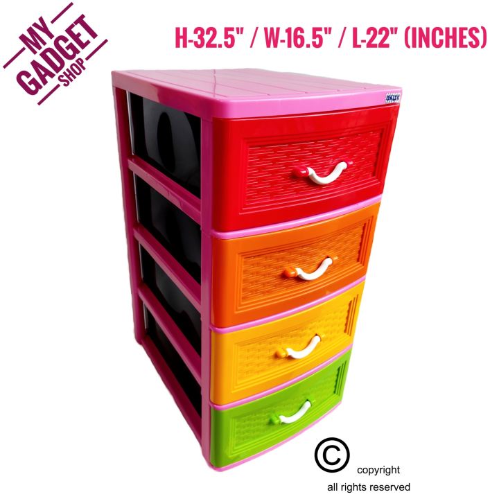 Damro Baby Drawer Cupboard 4 Doors Multi Colors Cloth Drawer | Daraz.lk