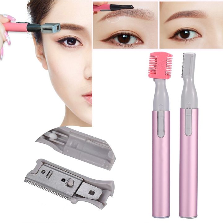 New Model Women's Pen Type Lady Trimmer Electric Eyebrow Face & Body ...