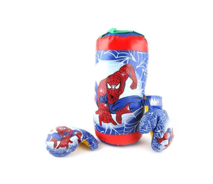 Spiderman Kids Sports Boxing Set Punching Bag with Hand Gloves | Daraz.lk