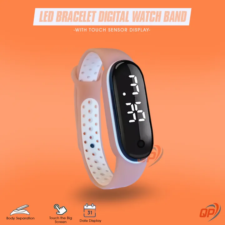 QP LED Digital Sports Watch Digital LED Bracelet Digital Watch Band New ...