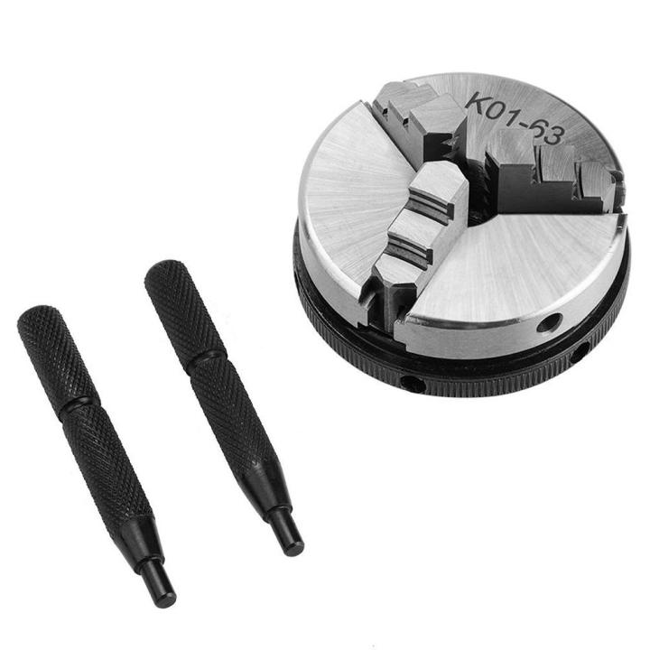Mini Three Jaw Chuck Connecting Rod K01-63 M14 Reversable Self ...