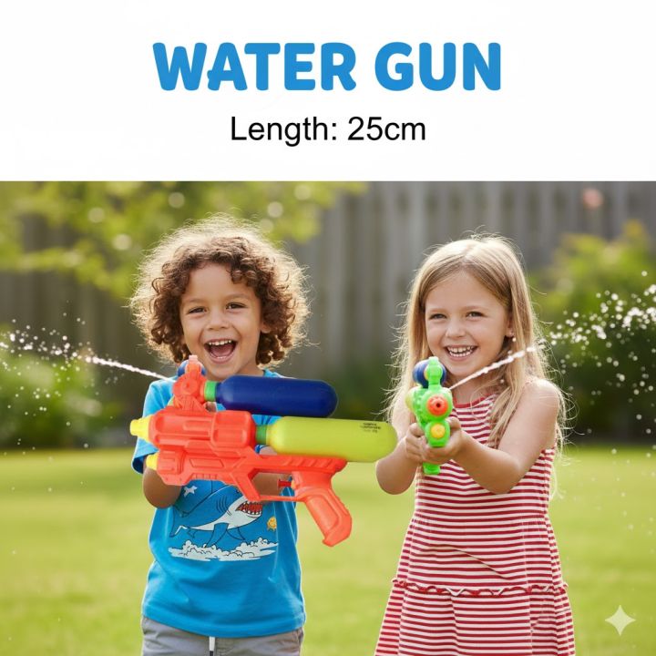 Large Colorful Water Gun Toy for Kids – Fun Outdoor Summer Play Blaster ...