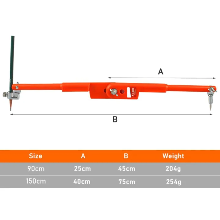 1Pc Carpenter Pencil Compasses Dividers Compass Radius 75cm | Daraz.lk