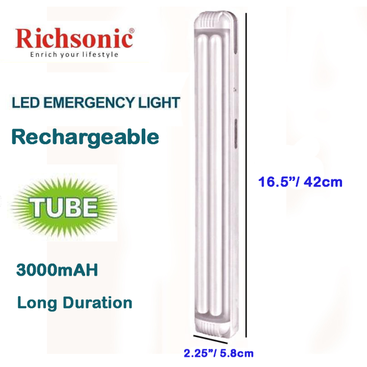 Richsonic 70 SMD LED Emergency Rechargeable Light RSL 1315 (TUBE ...