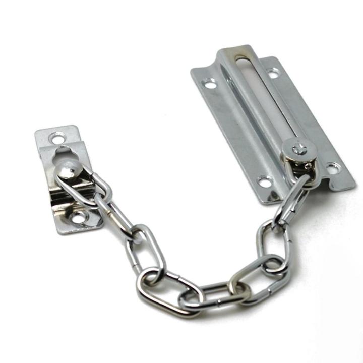 DIY Durable Chain Bolt Steel with Screws Lock Door Chain Door Safety ...