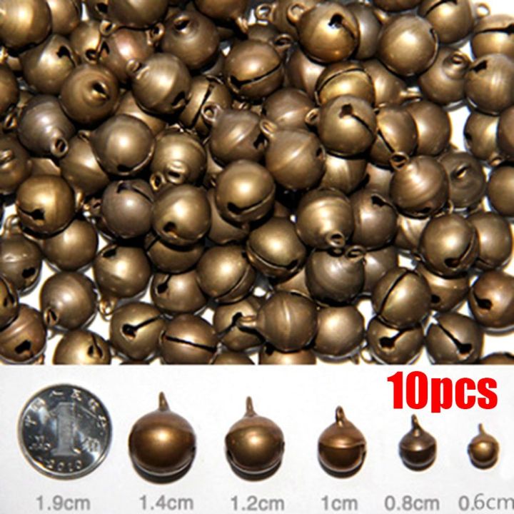 10pcs Crafts Necklace Handmade Bracelet Small Bell Copper Jingle Bells ...