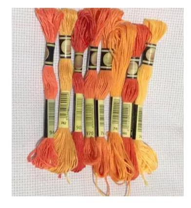 8pcs Threads Choose Color Cross Stich Set Cross Stitch Kits Cross ...