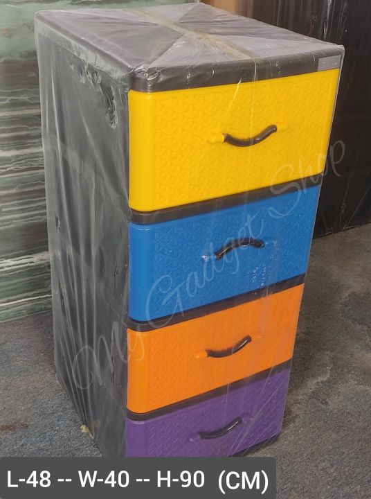 Drawer set 4 in 1 multi color baby storage box baby drawer wardrobe ...