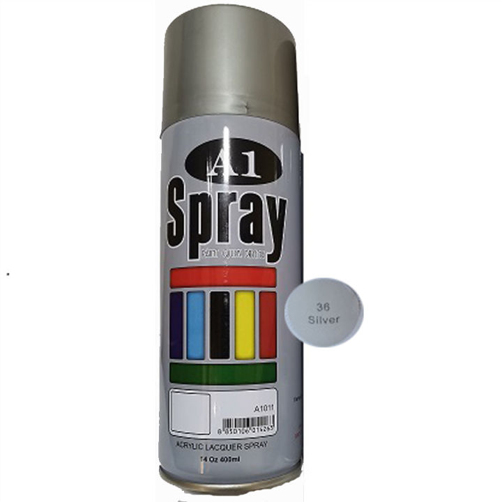 A1 SPRAY PAINT 400ML SILVER COLOR | Daraz.lk