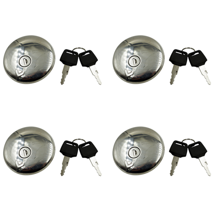 4X Motorcycle Gas Tank Cap Cover Lock with 8 Keys for GN250 GN125 GN ...