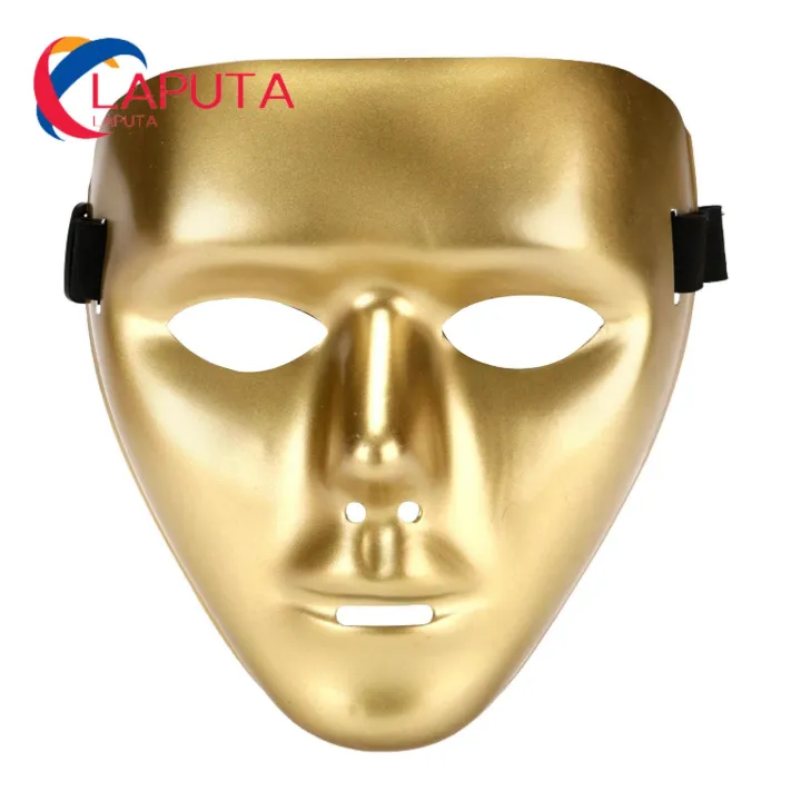 Adjustable Strap Masque Spooky Halloween Ghost Dance Hip Hop Mask Diy ...