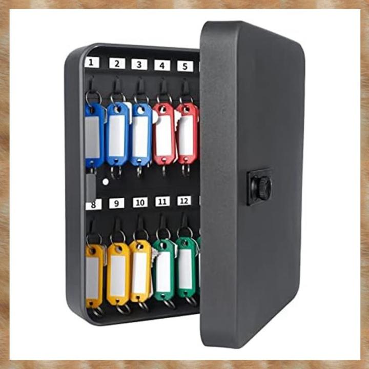 Key Cabinet with Combination Lock Wall-Mounted Key Storage Box with ...