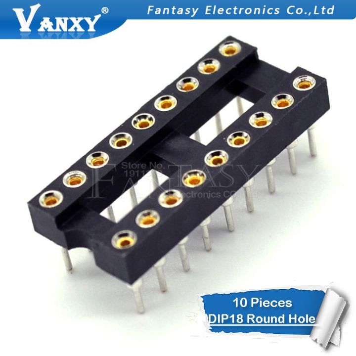 【Hengli jewelry story】DIP-18 Round Hole Pins 2.54MM 18 PIN DIP18 IC ...