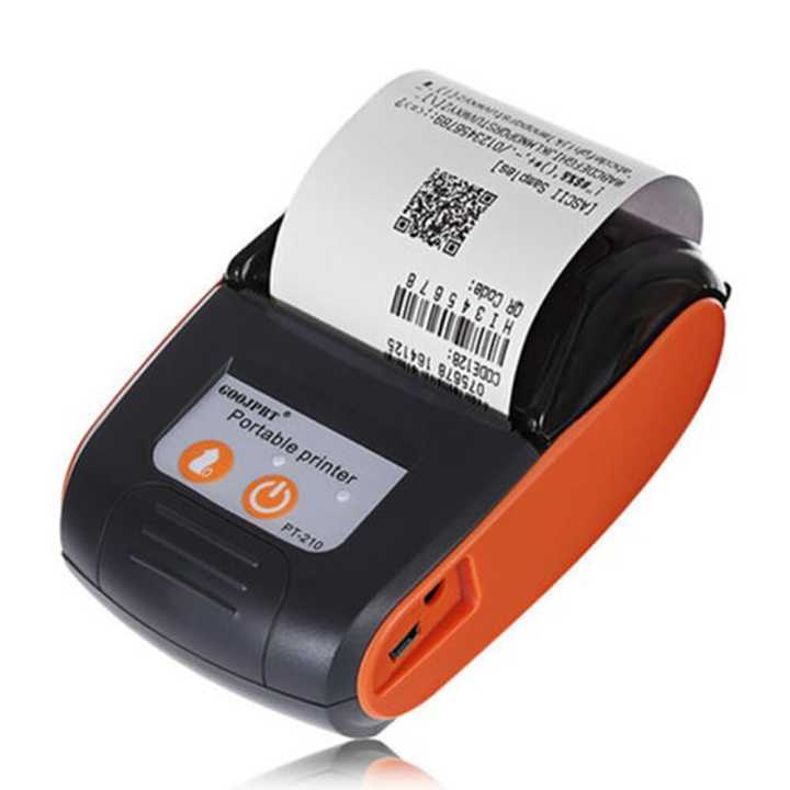 Portable Bluetooth Printers Goojprt PT210 58mm (2 Inch) Thermal ...
