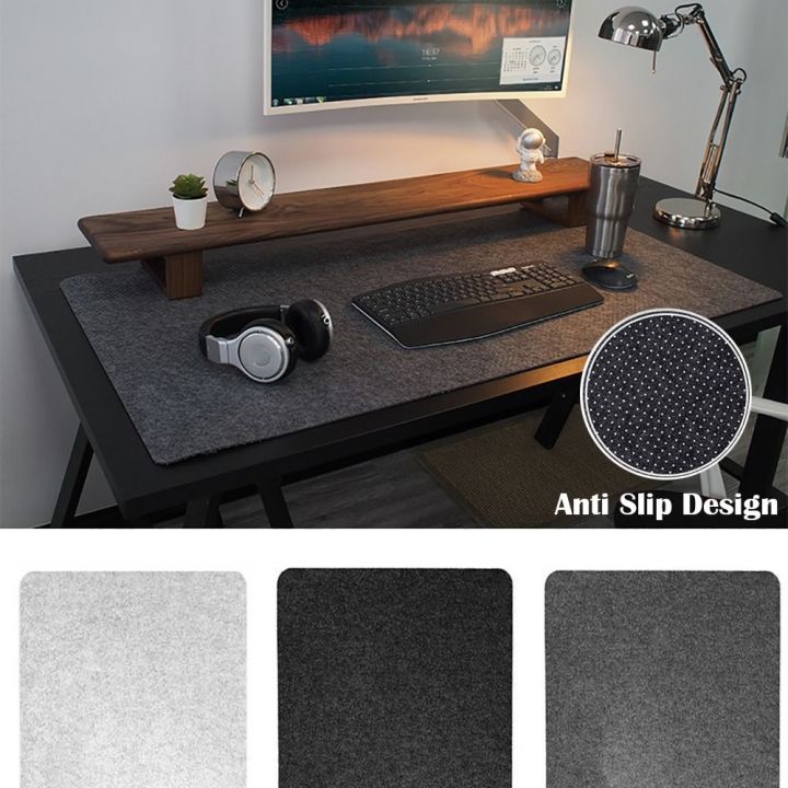 Professional Gaming Accessories Wool Felt Mouse Pad Large Size Non-slip ...