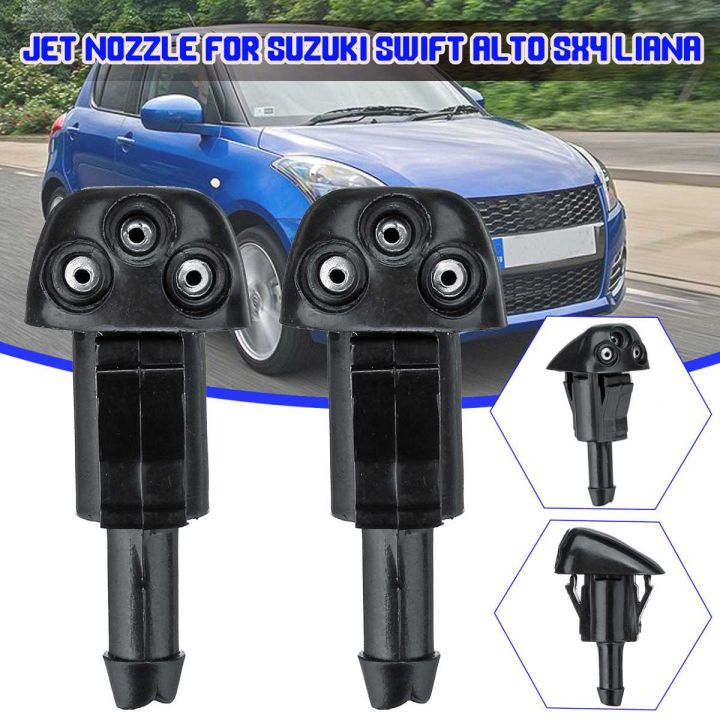 【New release】2X Car Spray Jet Nozzle Wiper Front Windscreen Wipers ...