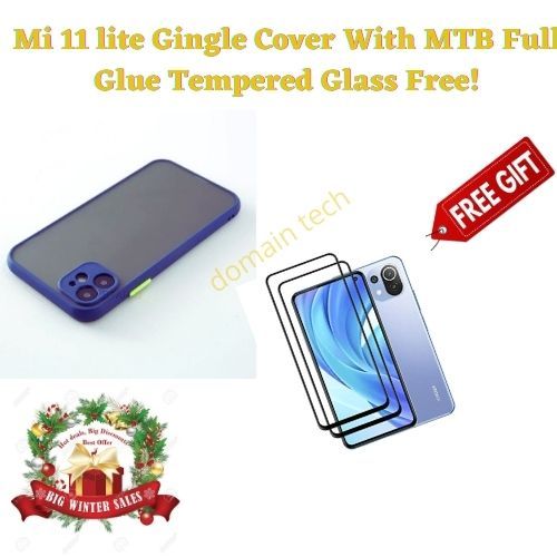 Mi 11 Lite Camera protector Latest Gingle series Anti- Knock Armor ...