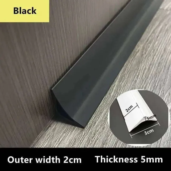 1M Self-adhesive Trim Wall Caulk Internal Corner Skirting Line Ceiling ...