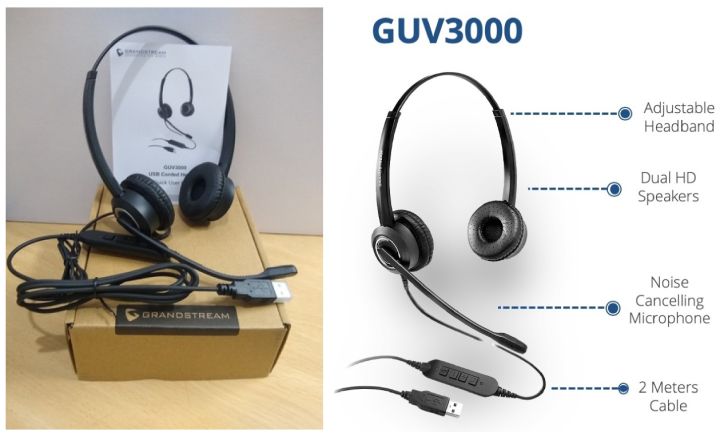 Grandstream GUV3000 HD USB Headset | Daraz.lk