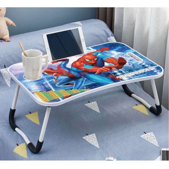 New Multi-function Spiderman Kids Laptop Desk Lazy Bed Computer Desk ...