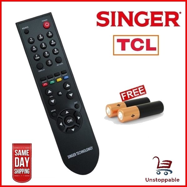 Singer TCL LED/LCD Tv Remote Controller & Free Batteries | Daraz.lk