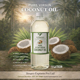 Tesaro Pure Extra Virgin Coconut Oil 100% Natural Organic Cold Pressed ...