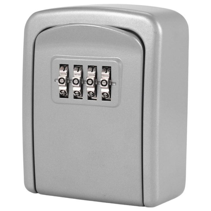 Sojhoop Key Lock Box Wall Mounted 4 Digit Combination Lock Box for ...