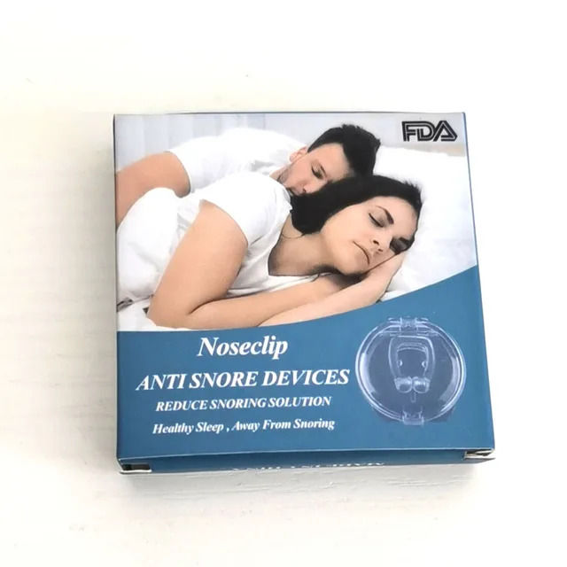 【HOT】 Anti Snore Stop Snoring Nose Clip Silicone Magnetic Sleep Tray ...