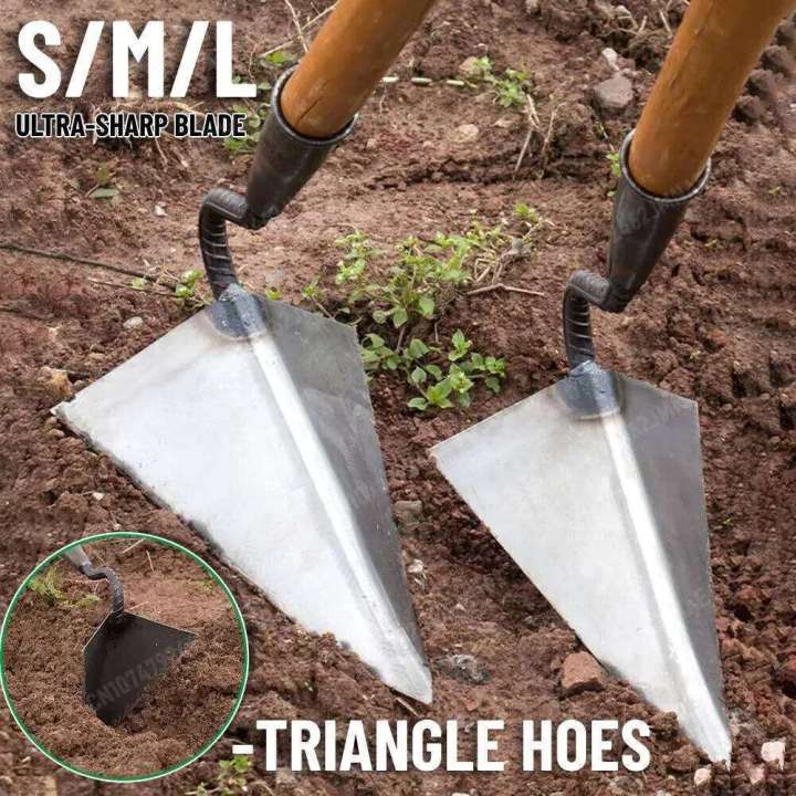 Small Tip Triangle Land Turning Loose Soil Hand Plow/Manual Plough Rake ...