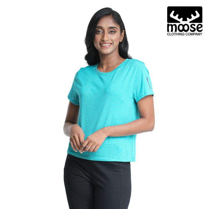 Moose Women’s Crew Neck T-Shirt - M375 | Daraz.lk