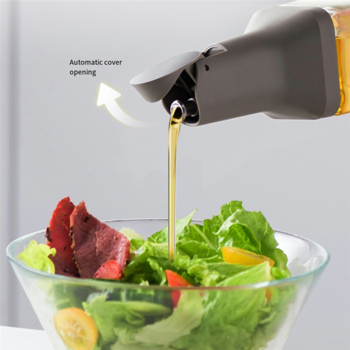 Auto Flip Automatic Cap Liquid Seasoning Condiment Container Big ...