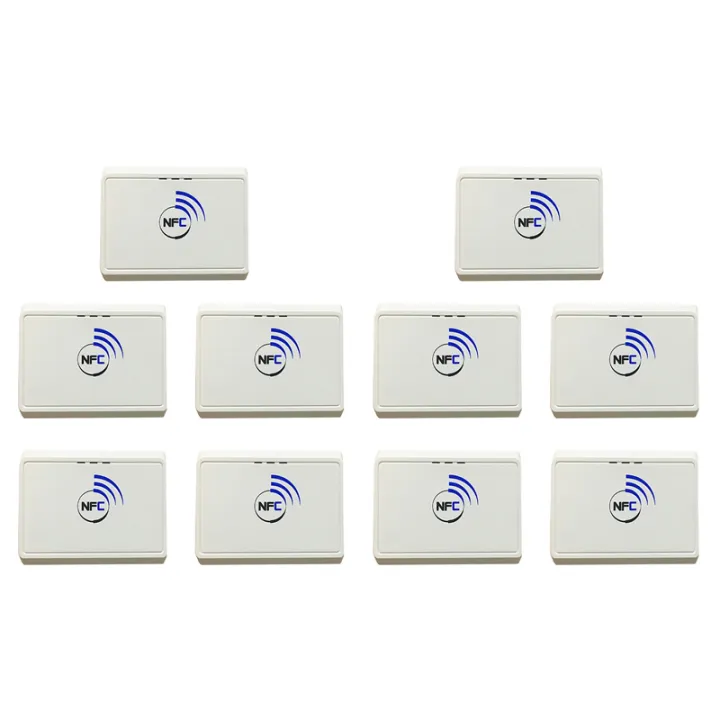 10X Wireless Contactless 13.56MHz NFC Reader Bluetooth Android RFID ...