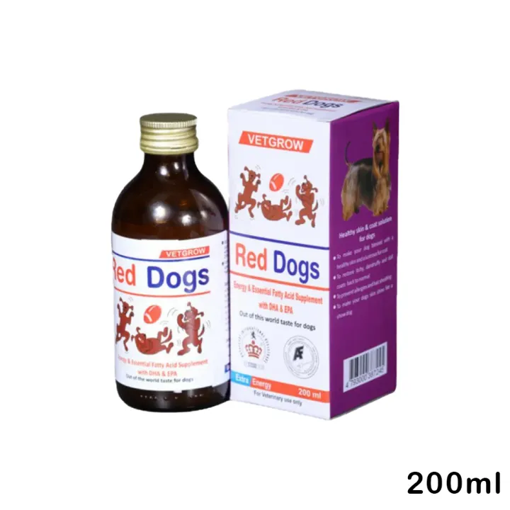 Vetgrow Red Dogs 200ml Nutritional Supplement for Dogs Energy ...