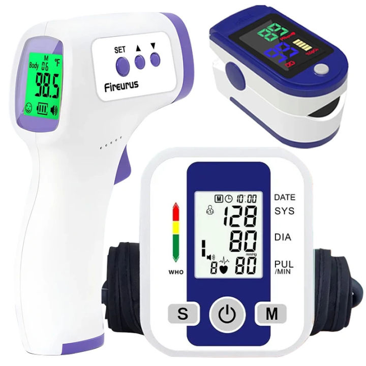 Digital Arm Blood Pressure Test Kit Cuff Sensor Monitor BP Automatic ...