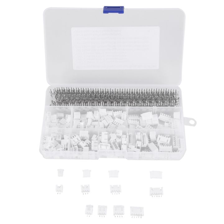 560PC 2.54Mm JST- 2/3/4/5 Pin Housing with 2.54Mm JST XH Male/Female Pin Header Wire Connector ...