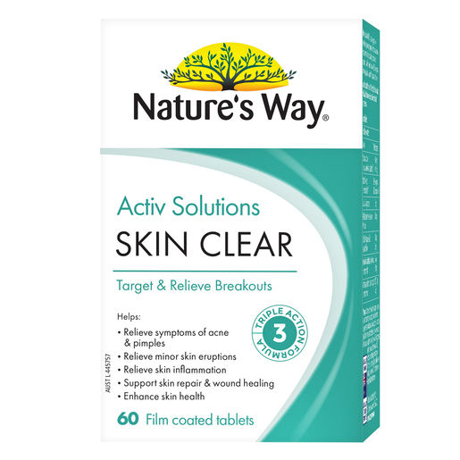 Active Solutions 60 Tablets Skin Clear | Daraz.lk