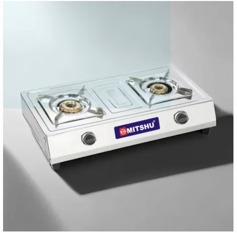 Mitshu Stainless Steel Double Burner Gas Cooker - MGS-888 | Daraz.lk
