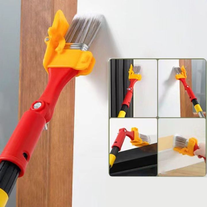 Durable Adjustable Edging Color Separation Brush Extension Pole ...