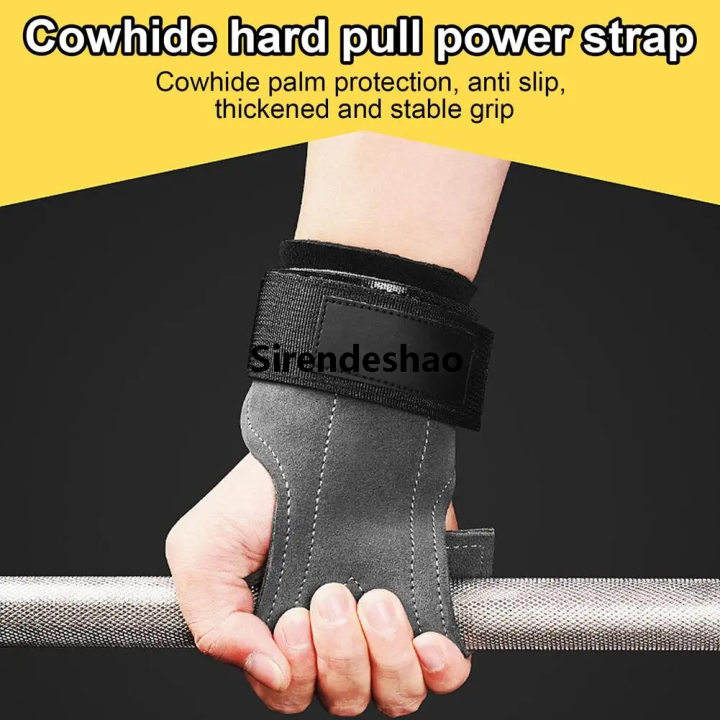 Sirendeshao Bench Press Weight Lifting Wrist Hooks Straps PVC Deadlift ...