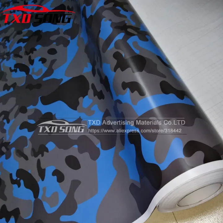 【beauty code】18 Kinds 7 Sizes designs Camo Vinyl Film Camouflage Car Wrap Film Car Styling Bike ...