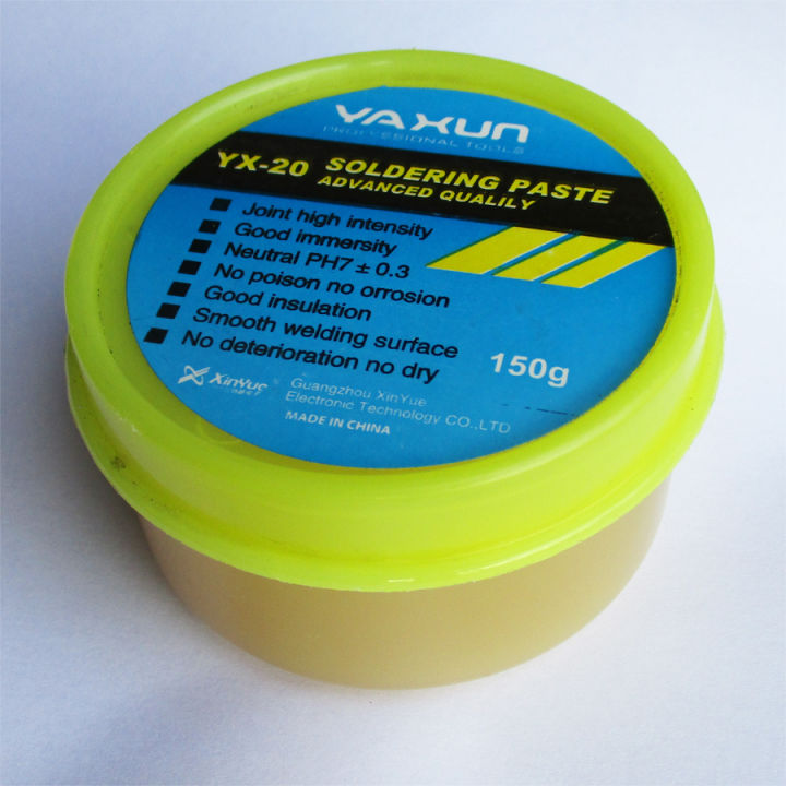 Yaxun Soldering Paste Yx-20 Advanced Quality Soldering Paste Yx20 Soldering Flux / Yellow paste ...