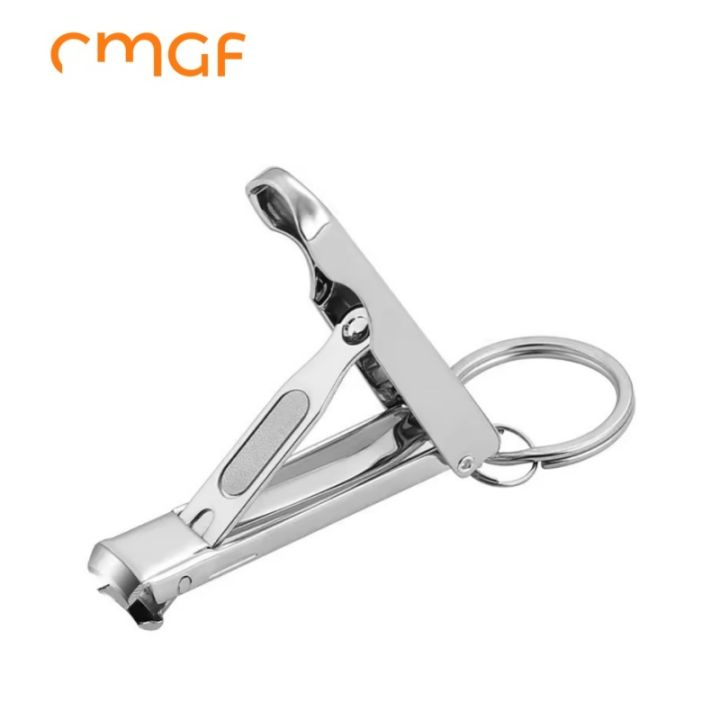 Nail Clippers Stainless Steel Nail scissors Foldable Fingernail Toenail Nails Cutter Trimmer ...